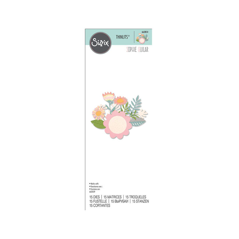 Facas de Corte Thinlits Sizzix - Floral Tropical — Loja Paint Color