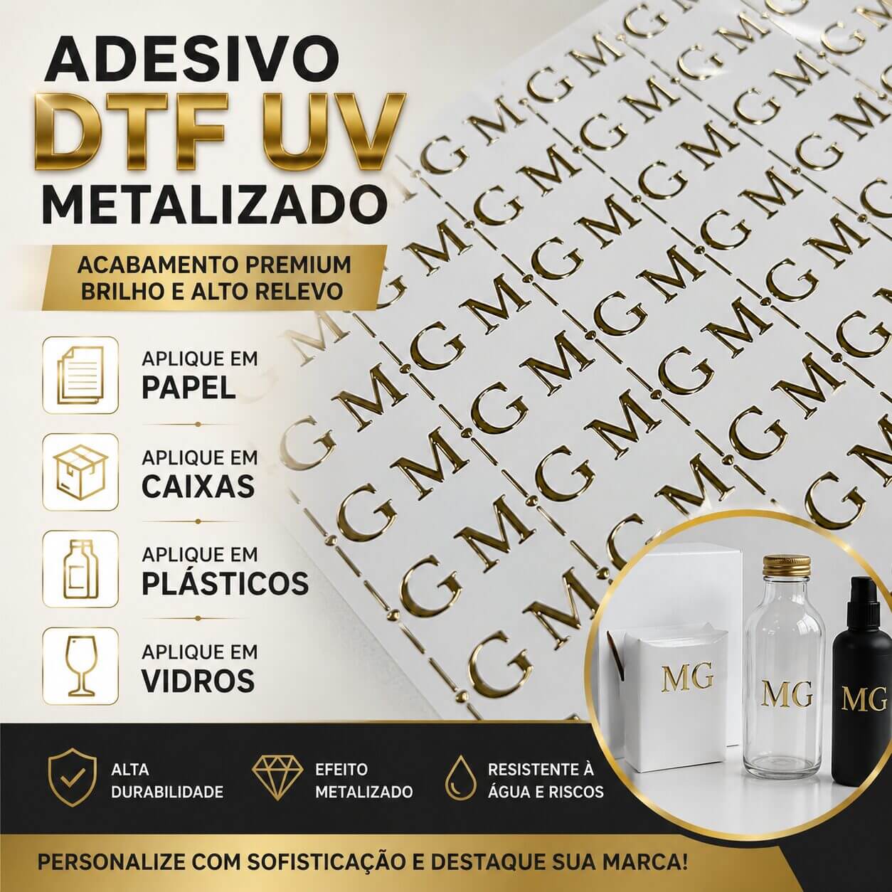 DTF UV METALICO PAPEL VIDRO METAL (Arquivo sem modificação) — Loja ...